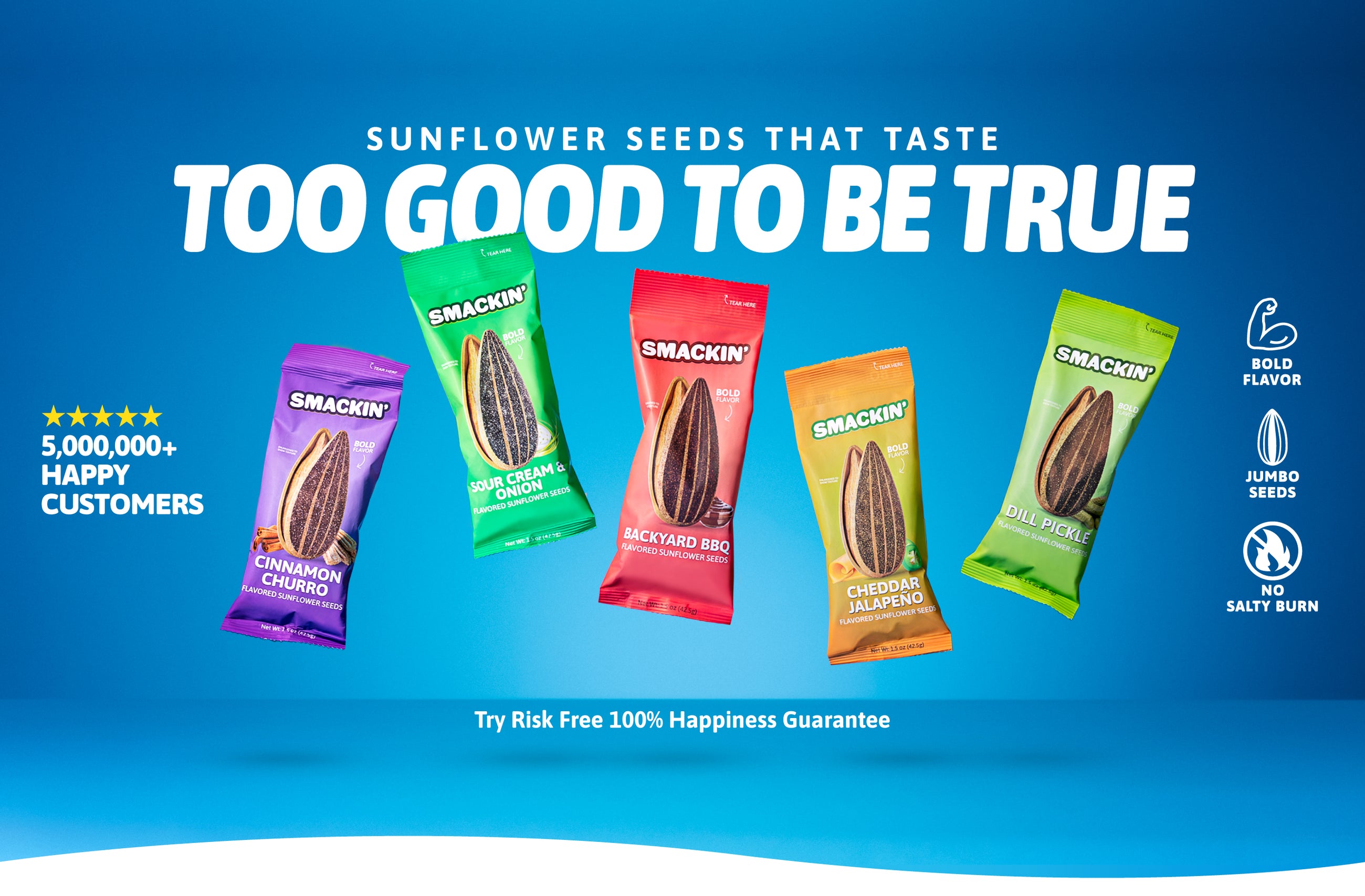 Bold Flavor, Jumbo Size, Healthy Sunflower Seeds