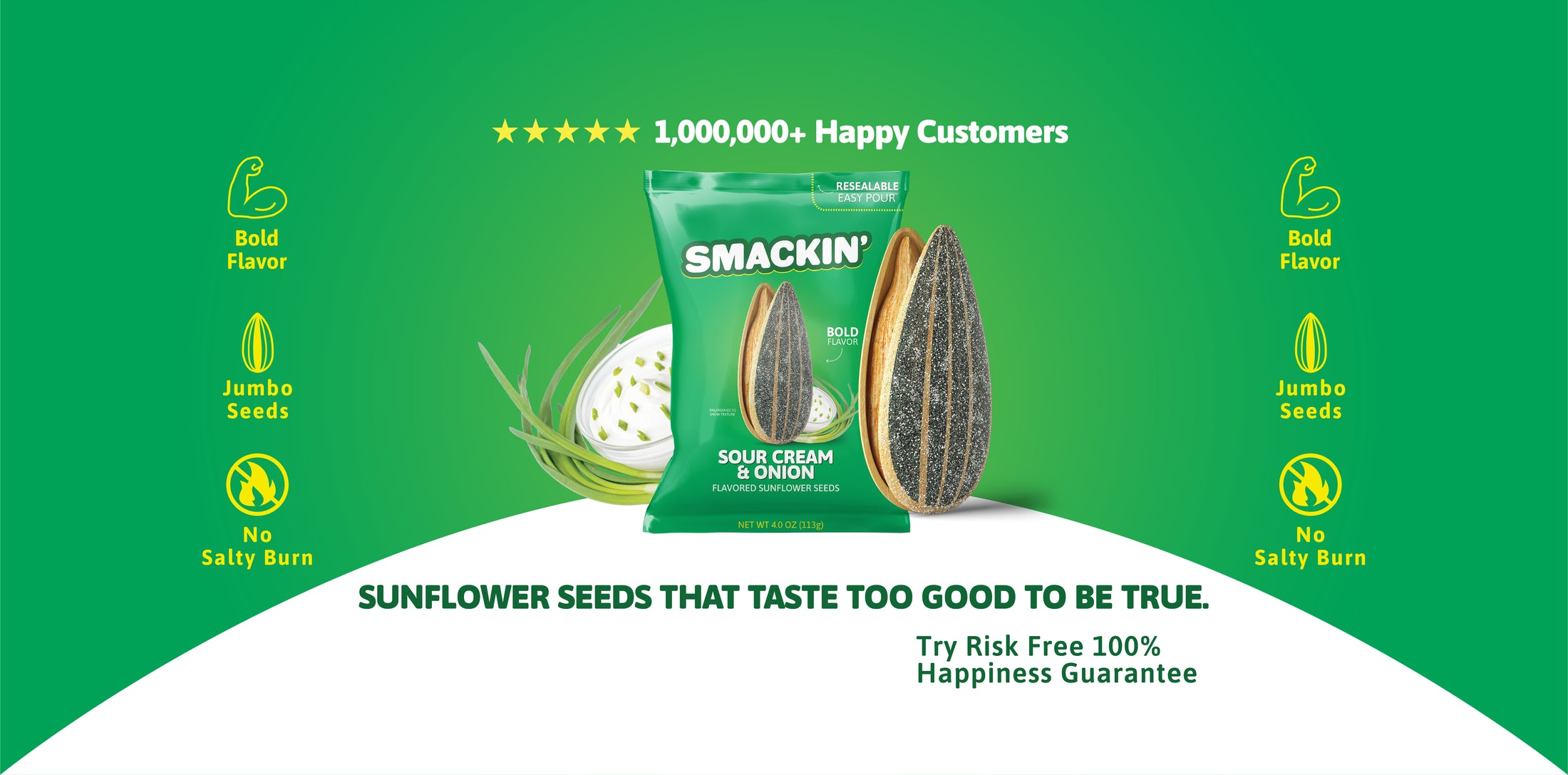 Bold Flavor, Jumbo Size, Healthy Sunflower Seeds
